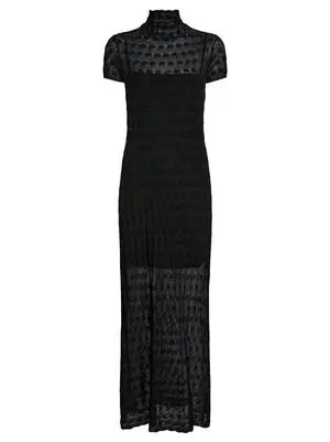 Proenza Schouler Zein Textured Midi Dress - Black