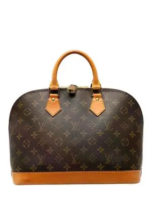 LOUIS VUITTON 1997 Monogram Alma Pm Handbag - Brown