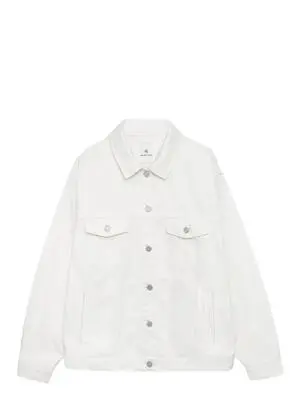 ANINE BING Rory Buttoned Pocket Jacket White