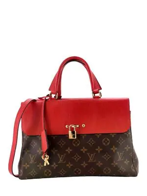 LOUIS VUITTON Venus Handbag Monogram Canvas And Leather Satchel - Brown