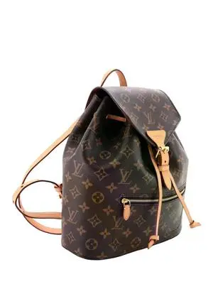 LOUIS VUITTON Montsouris Nm Monogram Canvas Pm Backpack - Brown