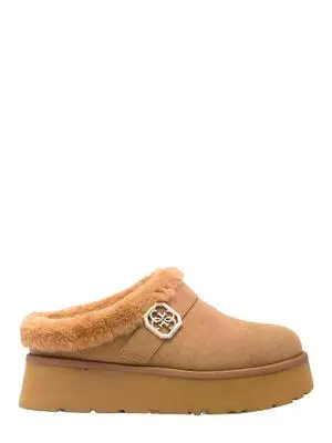 Guess 45mm Dolmana Platform Mules - Brown