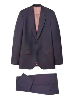 Paul Smith Wool Single-breasted Suit - Purple