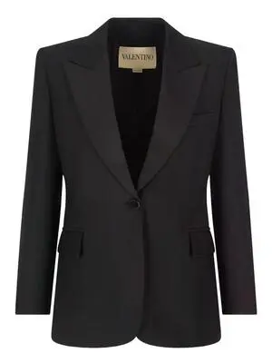 Valentino Garavani Single-breasted Blazer - Black