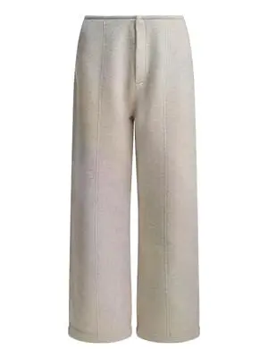 UMARMUNG Seam-detail Wide-leg Trousers - Neutrals