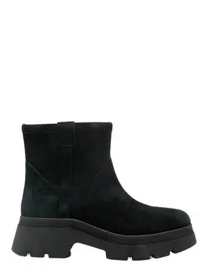 Geox 50mm Suede Boots - Black