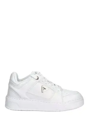 Guess Logo Detail Sneakers - White