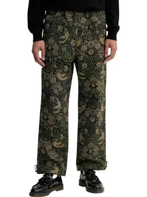 Hugo Floral Drawstring Trousers - Green