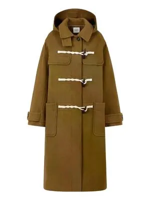 STUDIO TOMBOY Hooded Duffle Coat - Brown