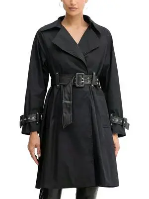 Guess Belted Trench Coat - Black