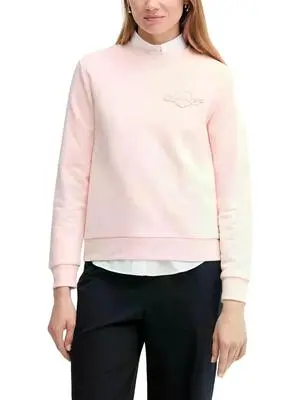 Gant Logo-embroidered Crewneck Sweatshirt - Pink
