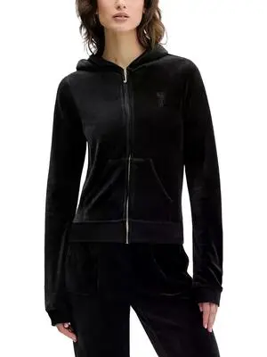 Juicy Couture Zip-fastening Hoodie With Pockets - Black