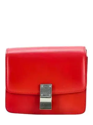 Celine Classic Box Small Crossbody Bag - Red