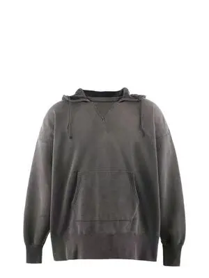 SAINT MXXXXXX Hoodie With Front Pouch Pocket - Grey