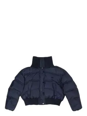 Bimba Y Lola Quilted Zip Jacket - Blue