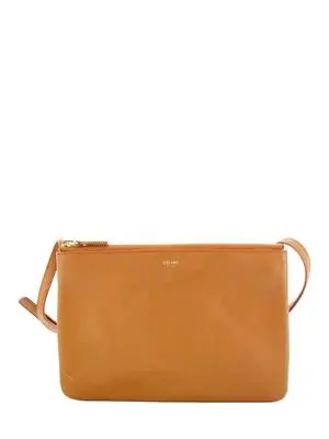 CELINE Trio Leather Small Crossbody Bag