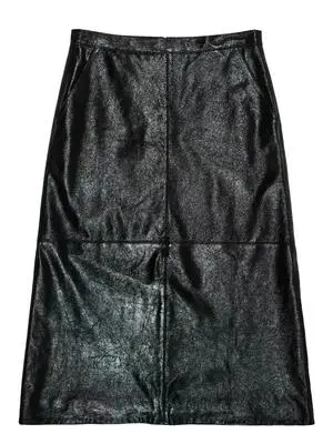 Bimba Y Lola Panelled Midi Skirt - Black