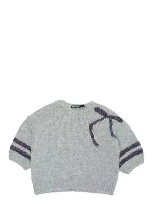 Bimba Y Lola Stripe-detail Sweater - Grey