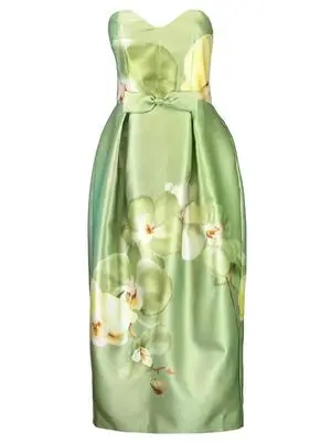 ASTON STUDIO Sophia Bow Floral Dress