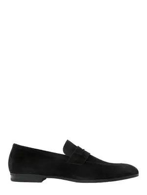 TOM FORD Penny-strap Suede Loafers - Black