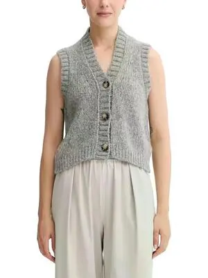 Marc O'polo V-neck Cardigan - Grey