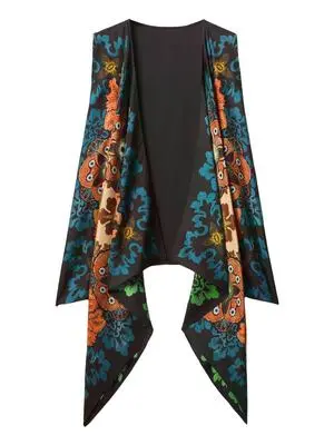 La DoubleJ Floral-print Gilet - Blue
