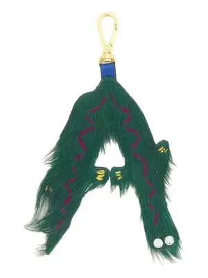 Marni Animal-alphabet Charm Keyring - Green