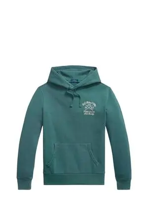 Polo Ralph Lauren Embroidered Long-sleeved Hoodie - Green