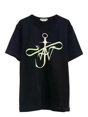 JW Anderson Anchor-graphic T-shirt - Blue