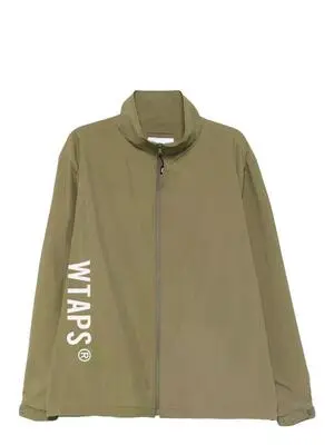 WTAPS Logo-print Windbreaker - Green