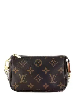 LOUIS VUITTON Monogram Canvas Pochette Accessoires - Brown