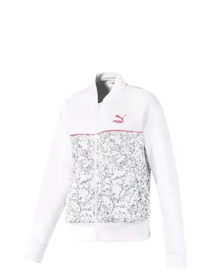 PUMA Zip-up Sweatshirt - White