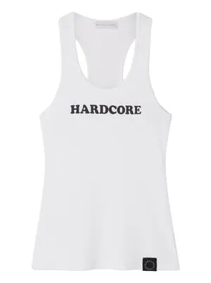 Stella McCartney Hardcore Slogan Tank Top - Pure White