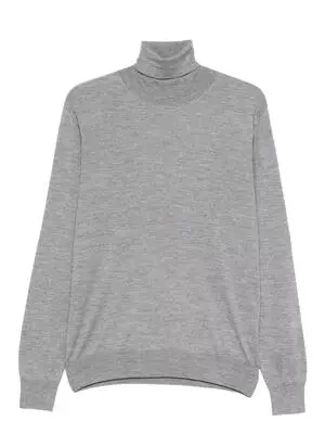 DELL'OGLIO Long-sleeve Roll-neck Sweater - Grey