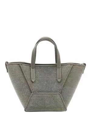 Brunello Cucinelli Embellished Tote - Silver
