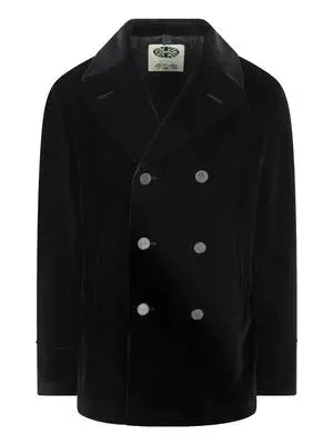 CAMPLIN Double-breasted Coat - Black