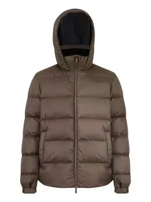 Peserico Hooded Jacket - Brown