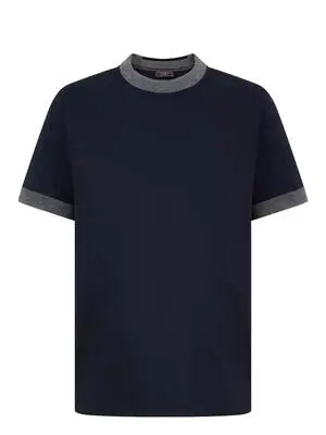 Peserico Ribbed T-shirt - Blue