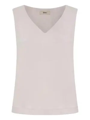 Herno Resort V-neck Top - Neutrals
