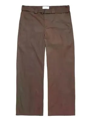 BERNER KUHL Belted Trousers - Brown