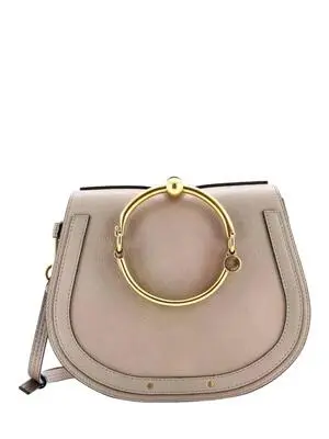 Chloé Nile Leather Medium Crossbody Bag - Neutrals