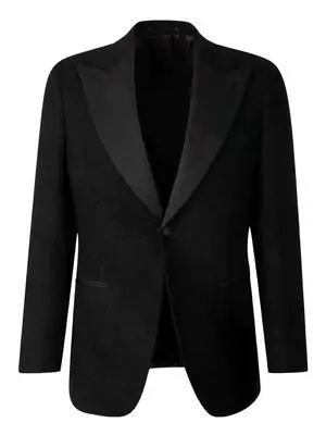 ATELIER MUNRO Peaked-lapel Jacket - Black