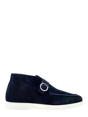 FERRAGAMO Suede Desert Boots - Blue