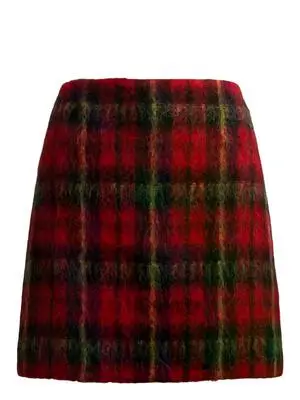 Ralph Lauren Tartan Mini Skirt - Red
