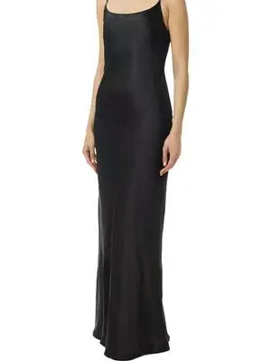 Elisabetta Franchi Chain-strap Maxi Dress - Black