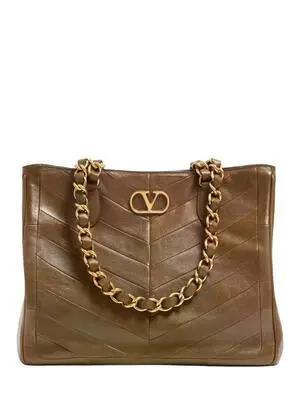 Valentino Garavani Laseine Tote Bag - Brown