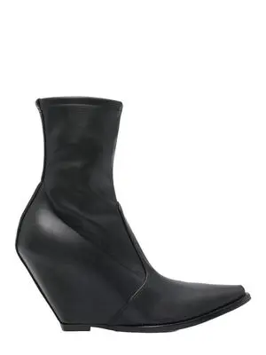 B1ARCHIVE 100mm Wedge Point-Toe Ankle Boots