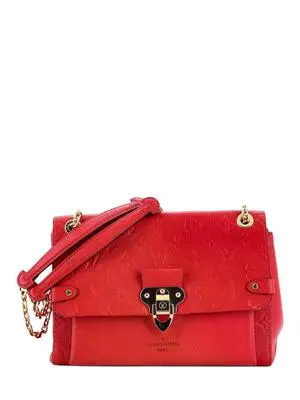 LOUIS VUITTON Vavin Pm Crossbody Bag Monogram Empreinte Leather - Red