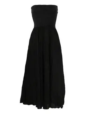 Johanna Ortiz Panelled Maxi Skirt - Black