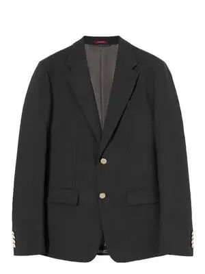 Gucci Single-breasted Selvedge Wool Jacket - Grey